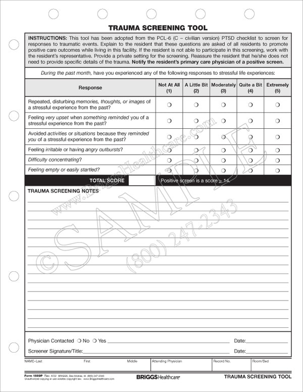 Trauma Screening Tool