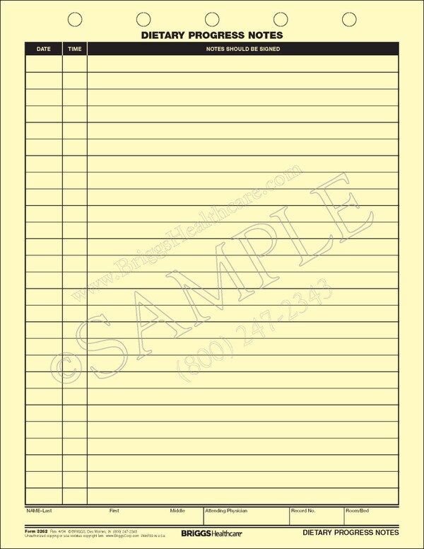 Dietary Progress Notes