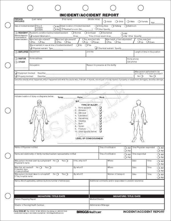 Incident/Accident Report