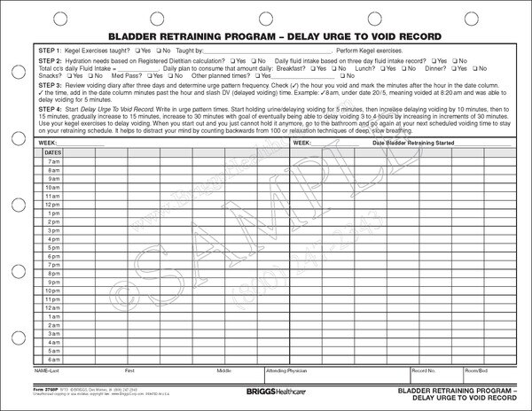 Bladder Retraining Program