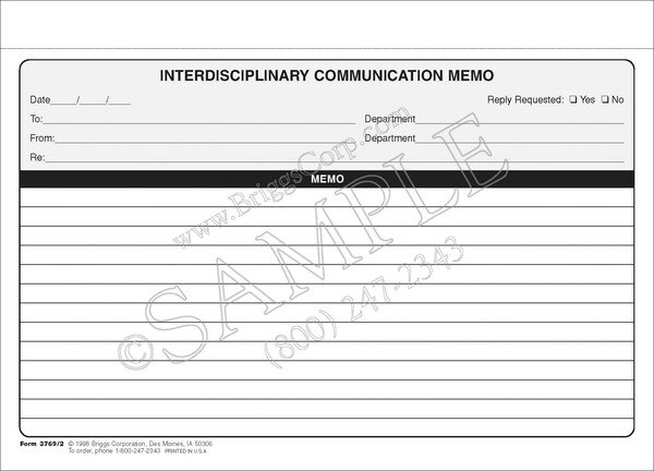 Discharge Transfer Interdisciplinary Communication 2-Part Memo
