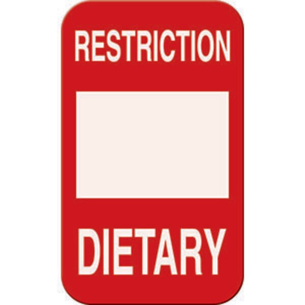Magnetic Sign - Restriction Dietary - 3" x 5"