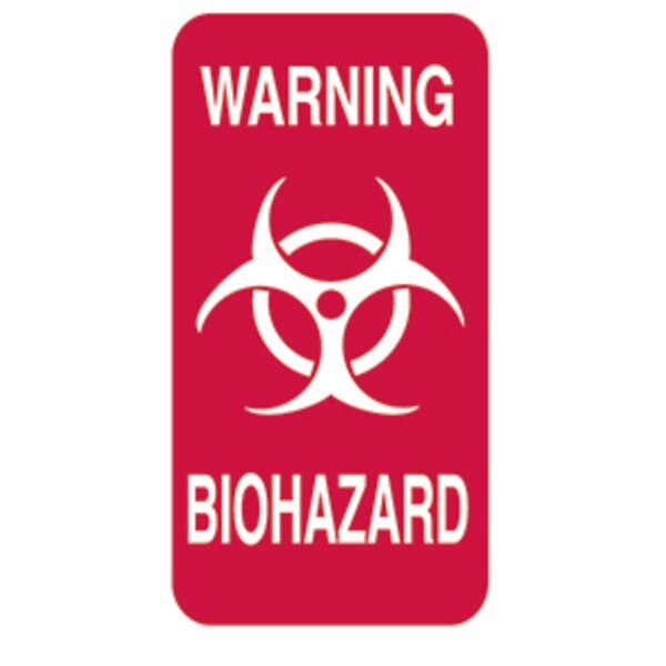 Magnetic Sign - Warning Biohazard - 3" x 5"