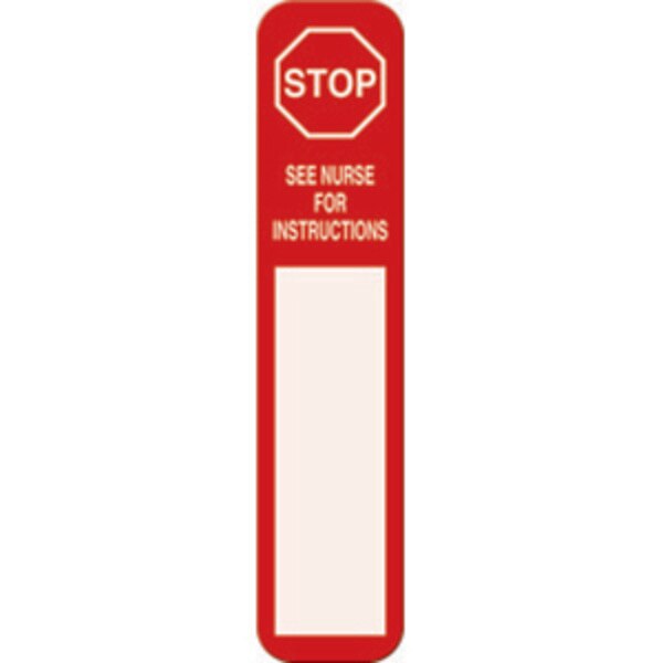 Magnetic Sign - Stop See Nurse - 2" x 9"