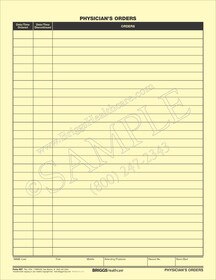 Products > Documentation > Physician & Telephone Orders > Physician Orders