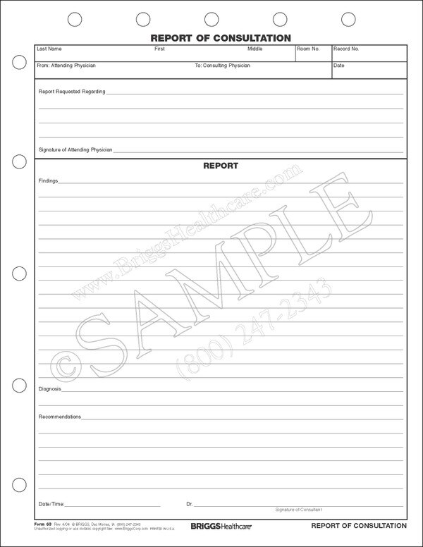 Report of Consultation