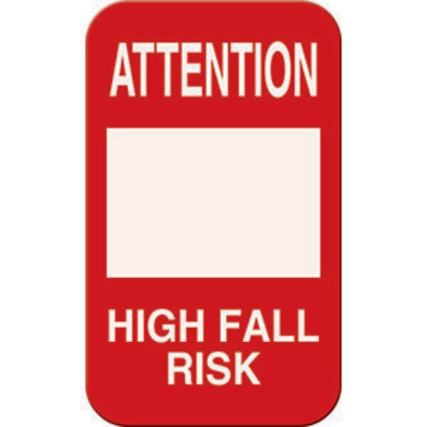 Magnetic Sign - Attention High Fall Risk - 3" x 5"