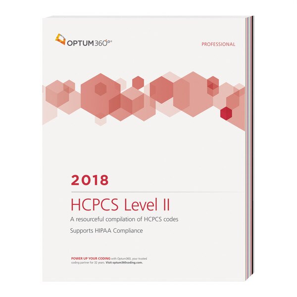 2018 HCPCS Level II Professional, Optum360 - CLOSEOUT ITEM