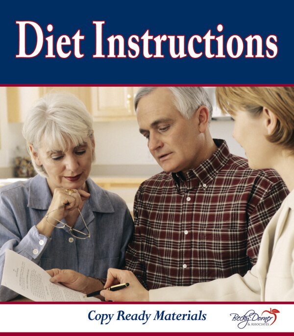 Diet Instructions - CLOSEOUT ITEM