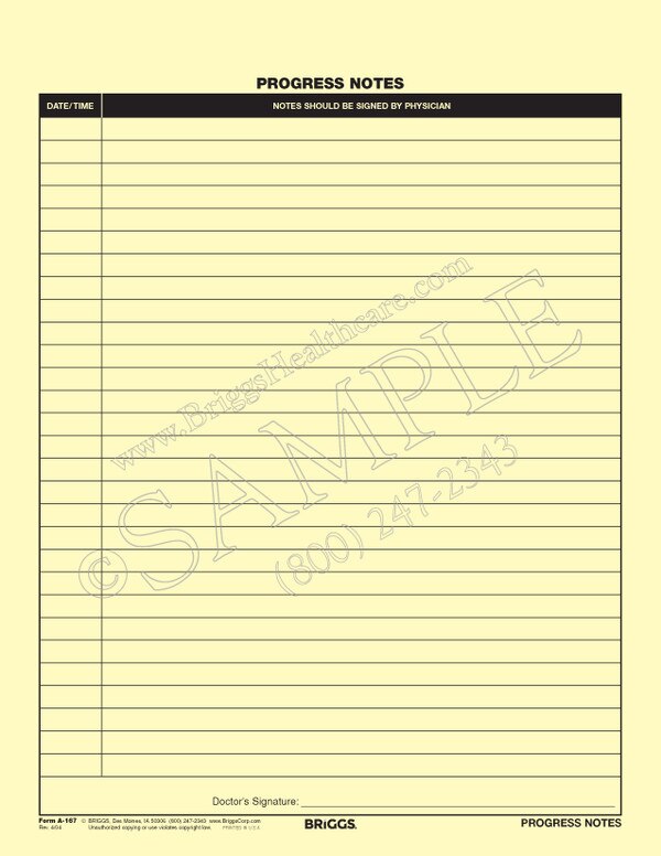Progress Notes - 2-Sides