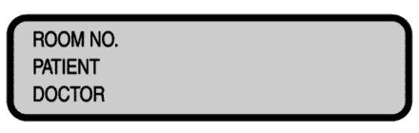Chart ID Labels - Roll - Patient