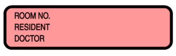 Chart ID Labels - Roll - Resident