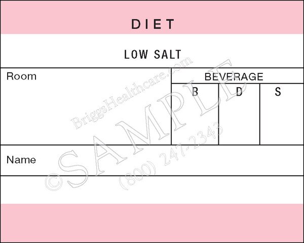Diet Card