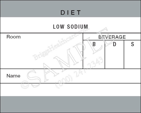 Diet Card