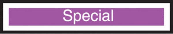 Dietary Labels for Diet & Tent Cards - Special, Purple