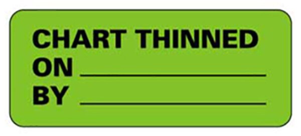 Chart Label - Chart Thinned