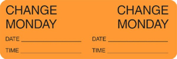 Label - Change Day - Monday