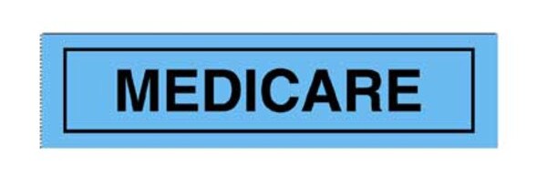 Chart Tape - Medicare