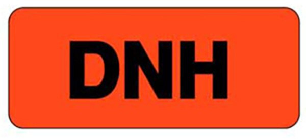 Chart Label - Code Status - DNH