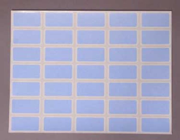 Charge Labels - Photocopy - Blue