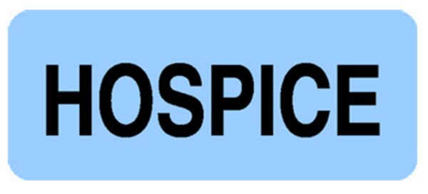 Chart Label - Hospice