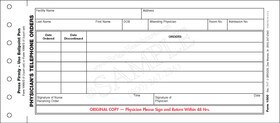 Products > Documentation > Physician & Telephone Orders > Telephone Orders
